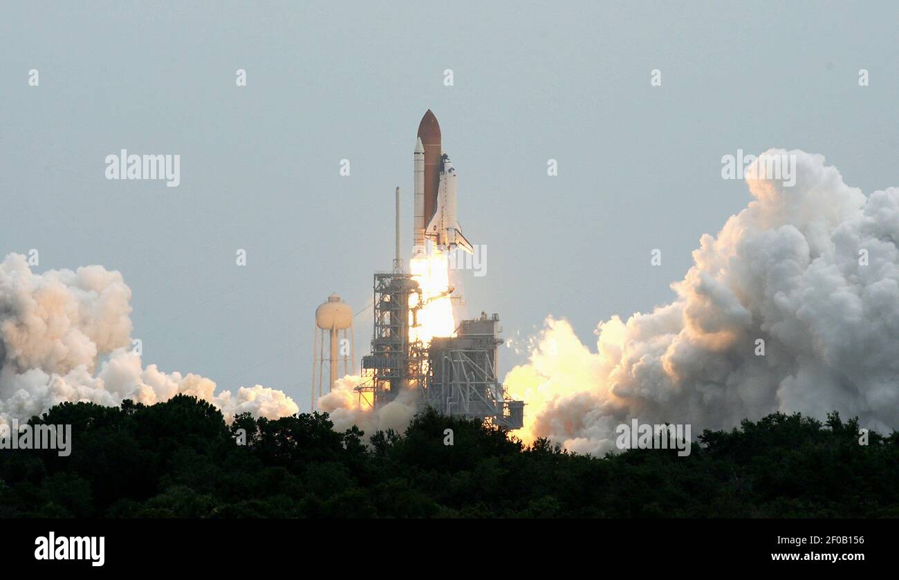 Space shuttle Atlantis lifts off from the Kennedy Space Center, Friday ...