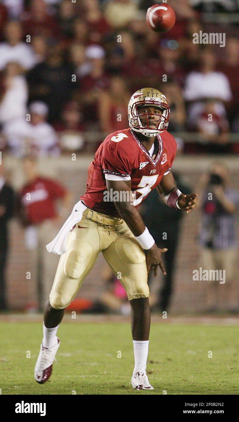 Florida State quarterback E.J. Manuel throws against Oklahoma at Doak ...
