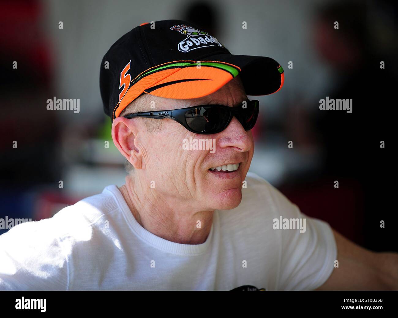 NASCAR Sprint Cup Series driver Mark Martin appears at Daytona ...