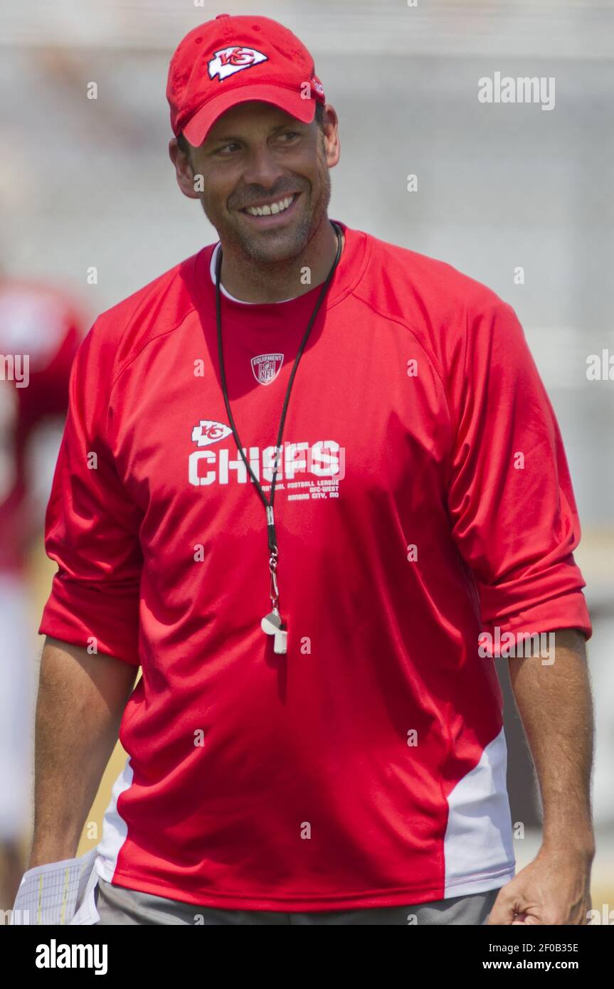 Kansas City Chiefs head coach Todd Haley smiles during the team's ...