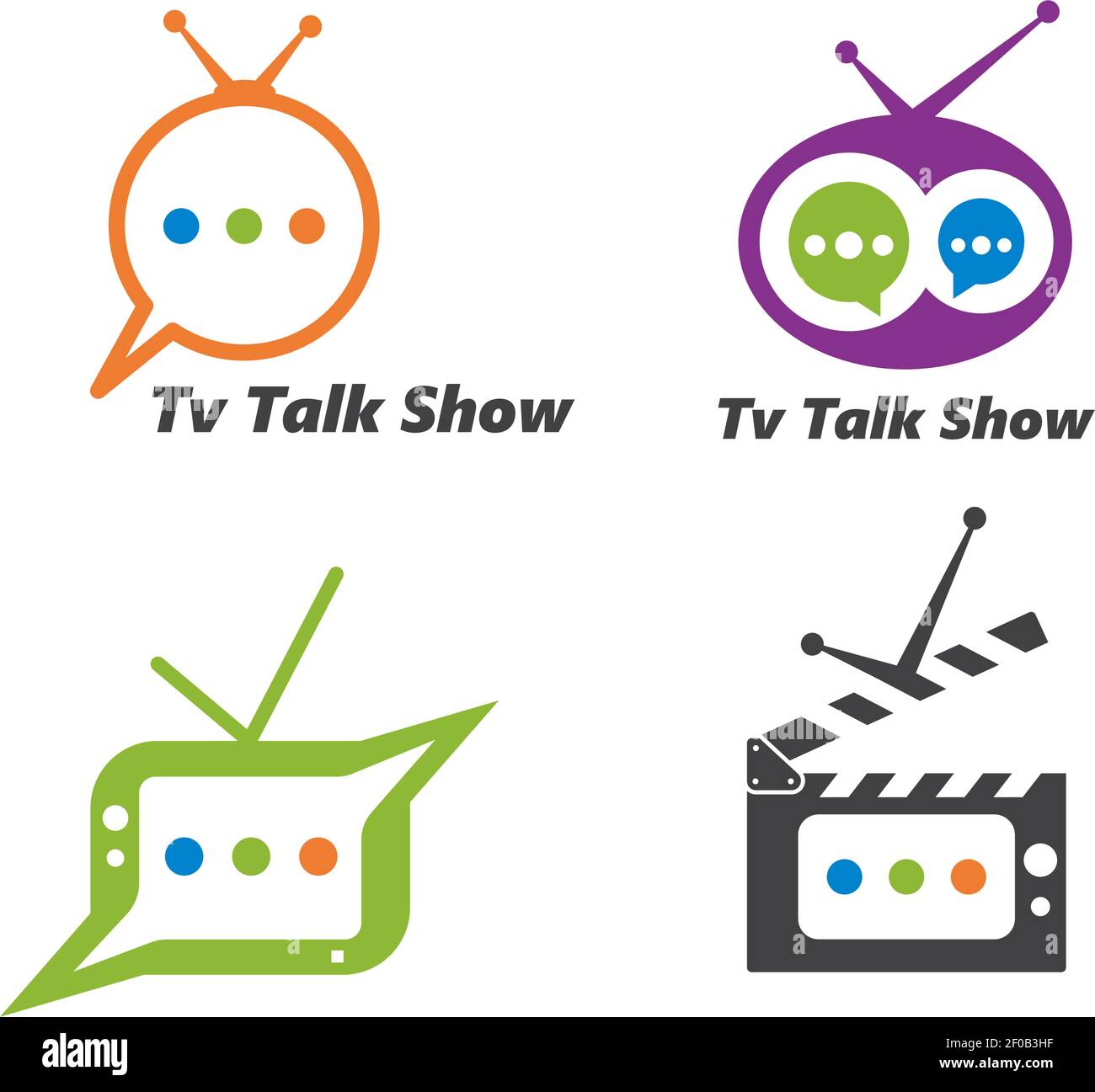 Television talk show Stock Vector Images - Alamy