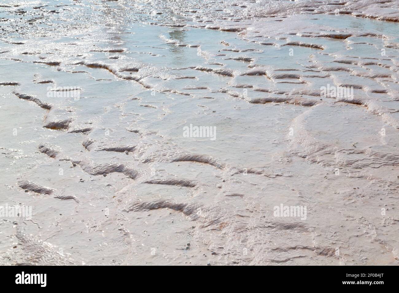 Abstract in pamukkale turkey asia calcium bath water Stock Photo - Alamy