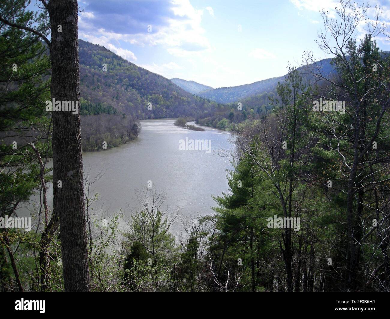 The Bluestone River flows through a 1,000-foot-deep gorge and empties ...