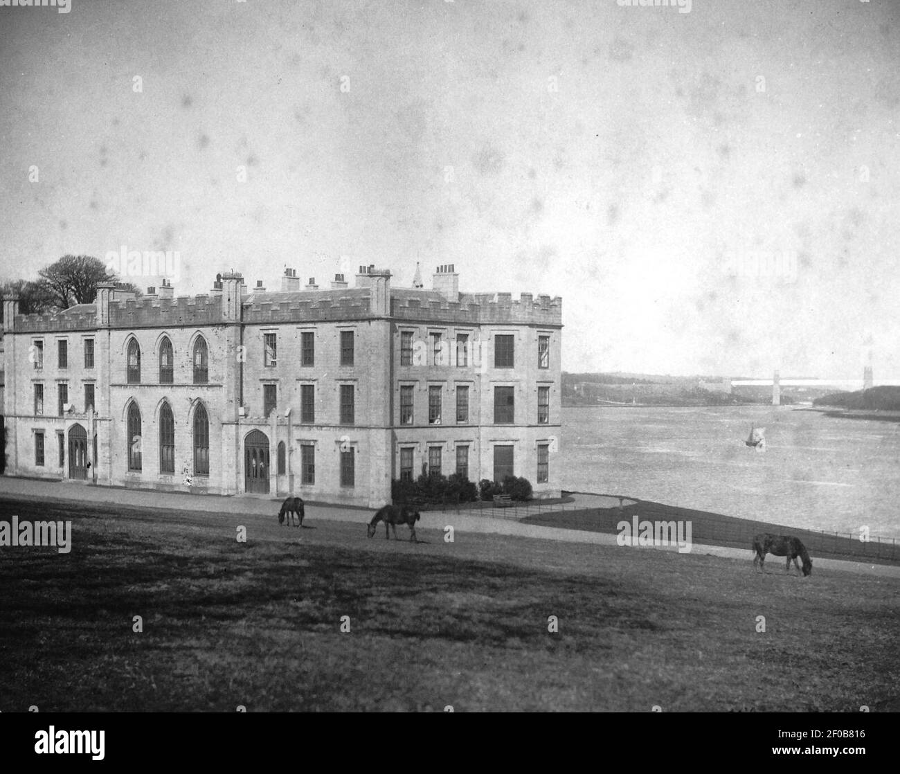 Plas Newydd 1900 Stock Photo - Alamy