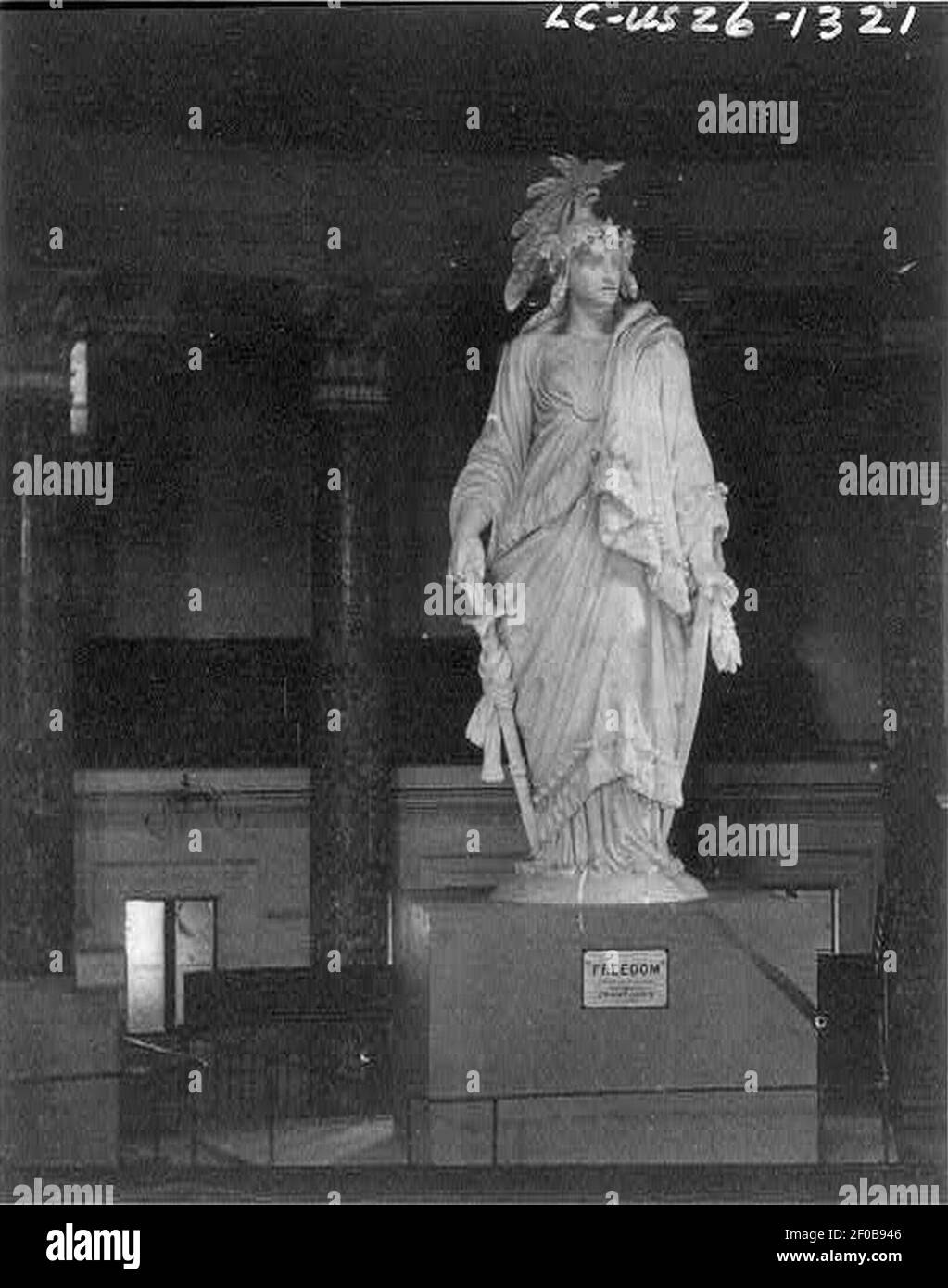 Plaster model of Statue of Freedom Stock Photo - Alamy