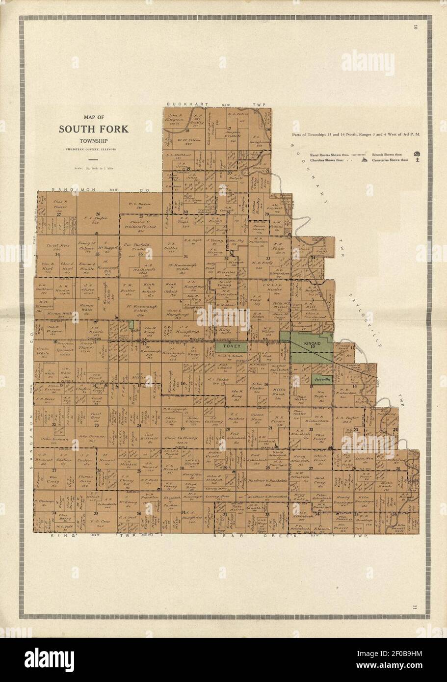 Plat book and complete survey of Christian County, Illinois ...