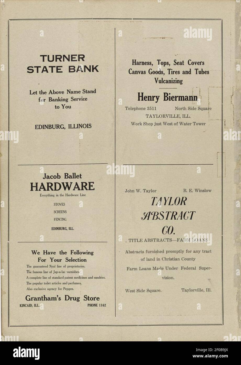 Plat book and complete survey of Christian County, Illinois ...