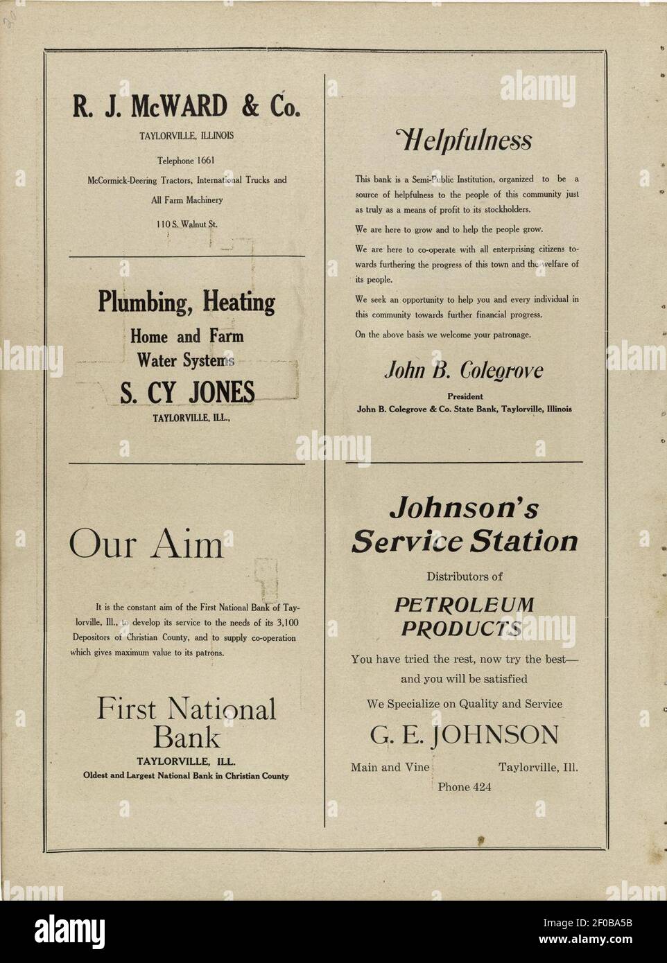 Plat book and complete survey of Christian County, Illinois ...