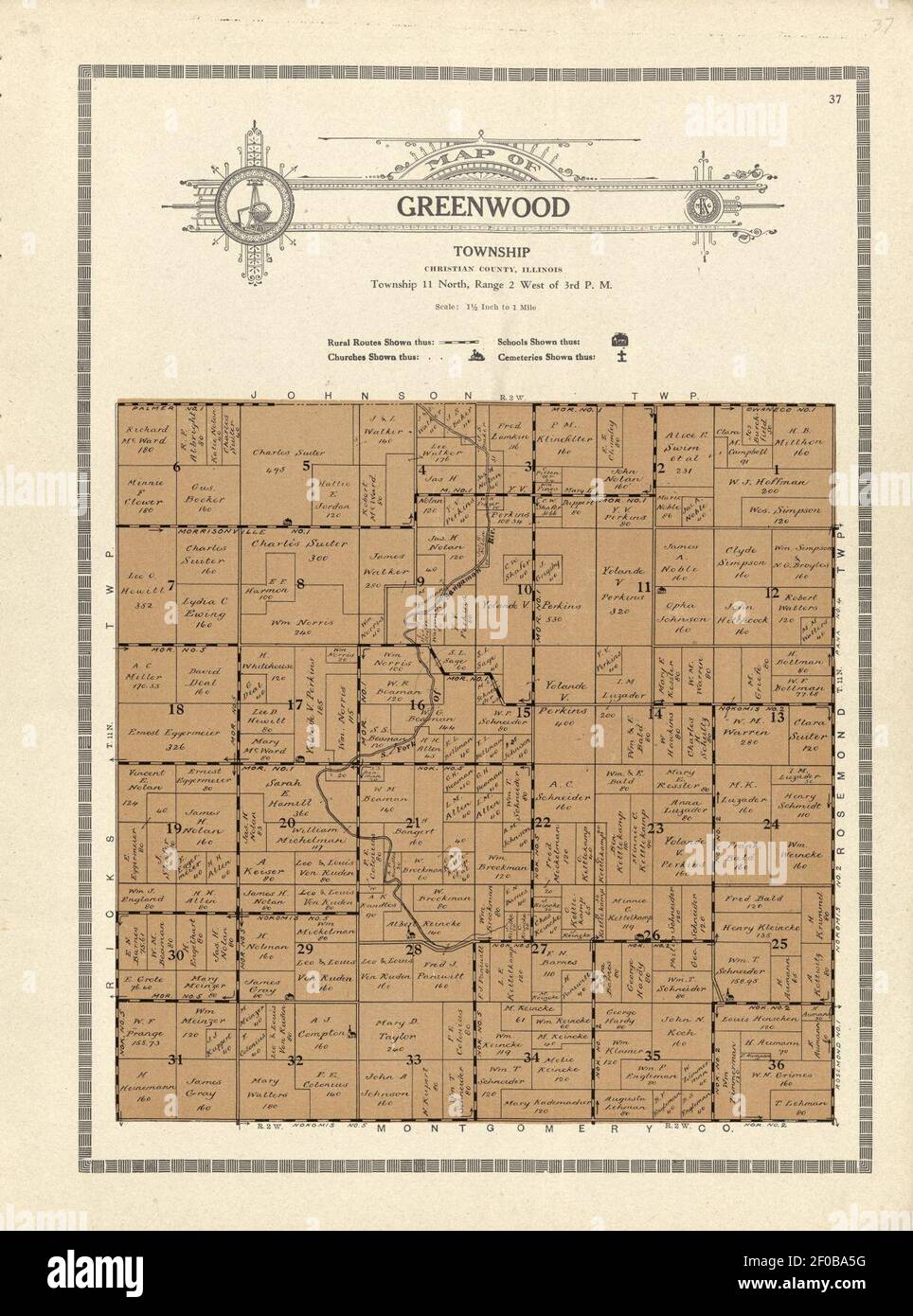 Plat book and complete survey of Christian County, Illinois ...