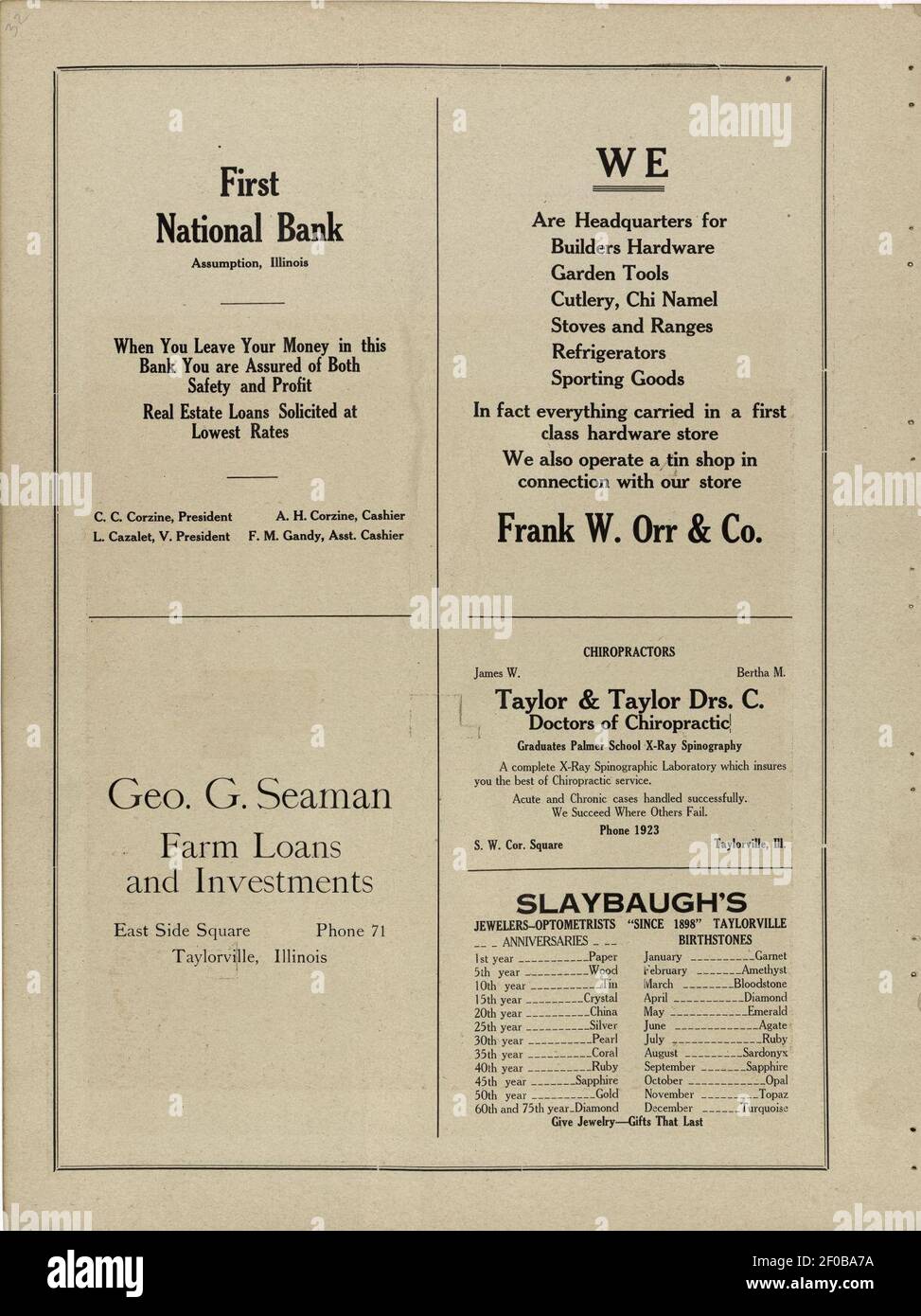 Plat book and complete survey of Christian County, Illinois ...