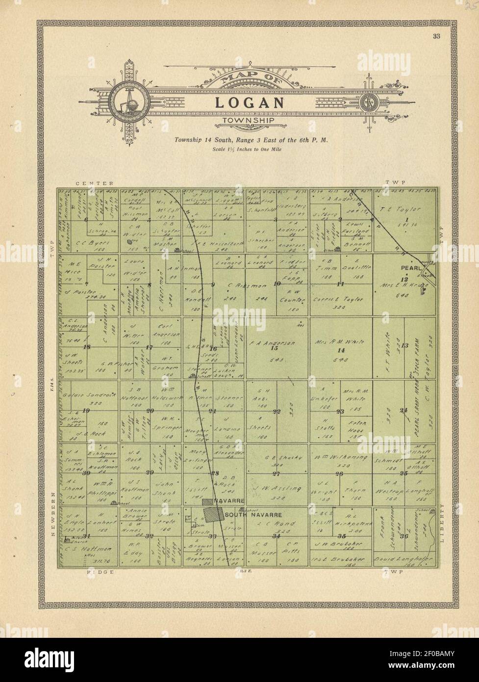 Plat Book And Complete Survey Of Dickinson County Kansas Containing Plats Of Townships And