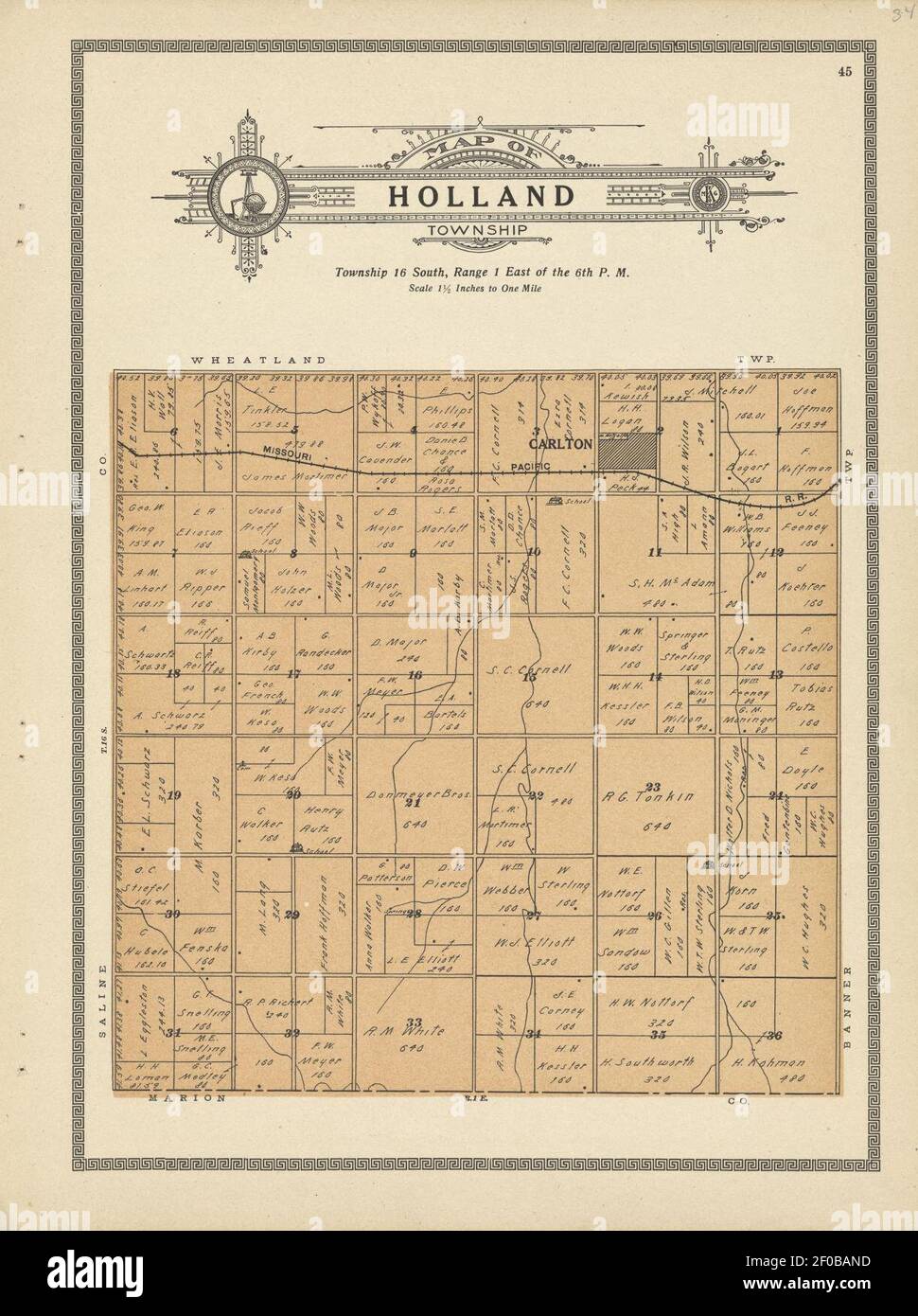 Plat book and complete survey of Dickinson County, Kansas - containing ...