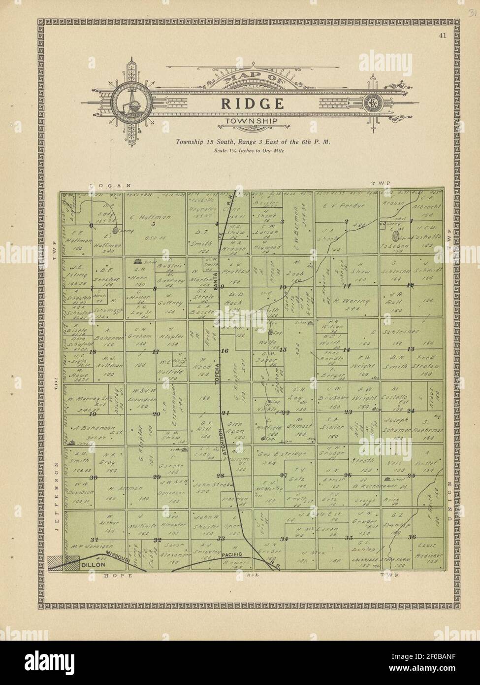 Plat book and complete survey of Dickinson County, Kansas - containing ...