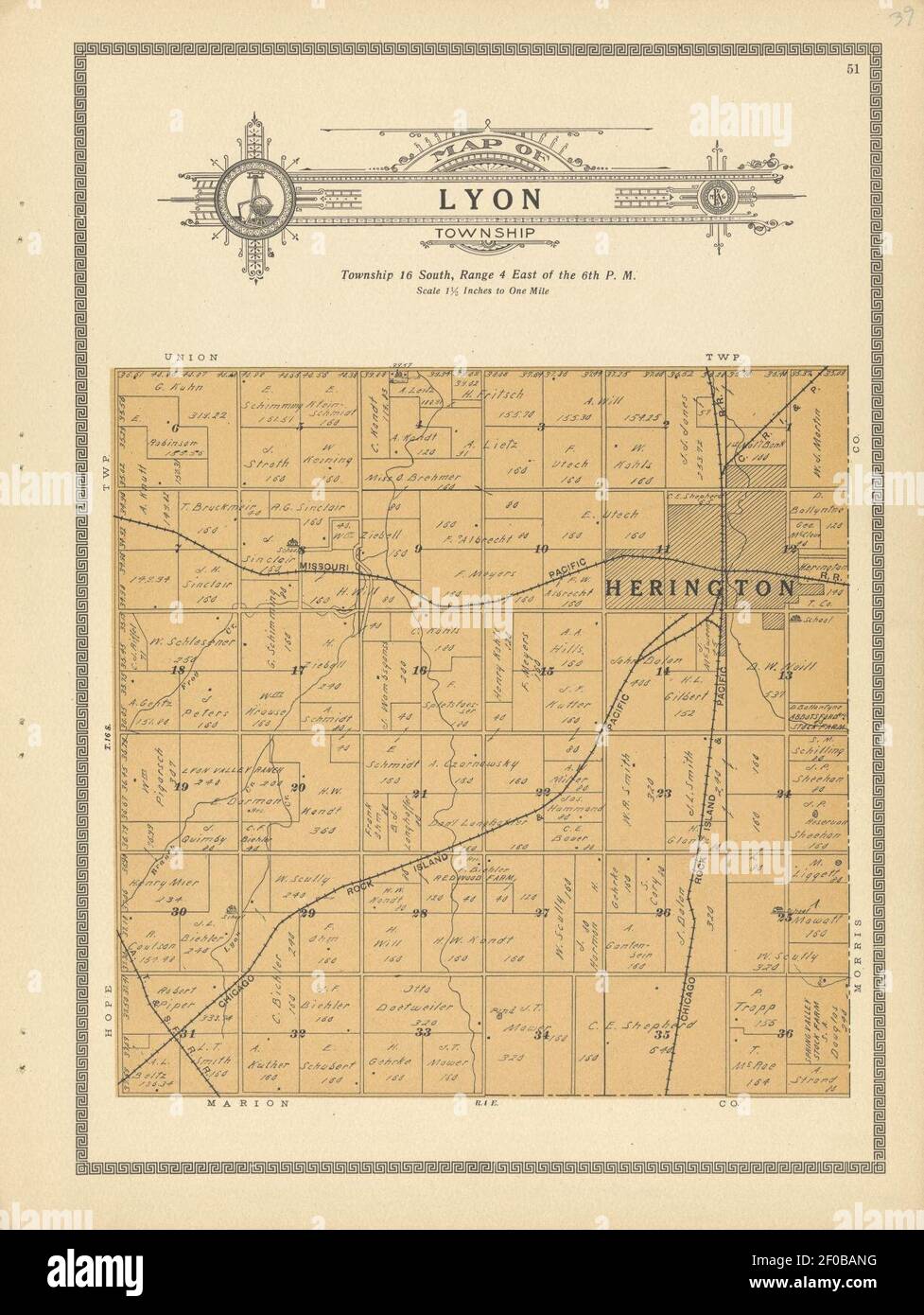 Plat book and complete survey of Dickinson County, Kansas - containing ...