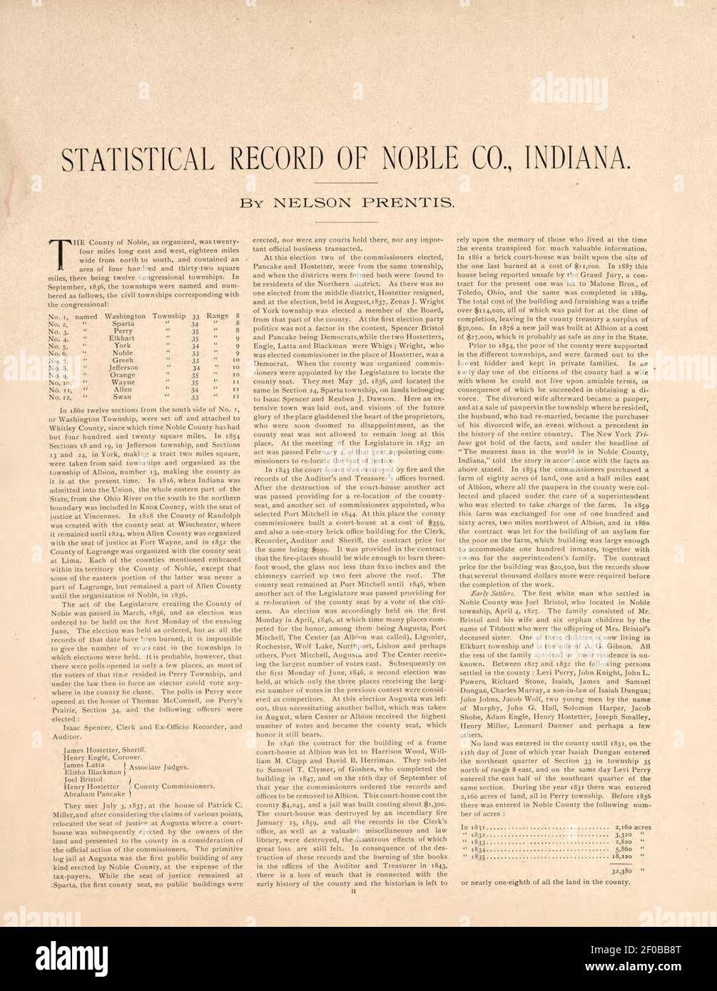 Plat book and statistical record of Noble County, Indiana - containing ...