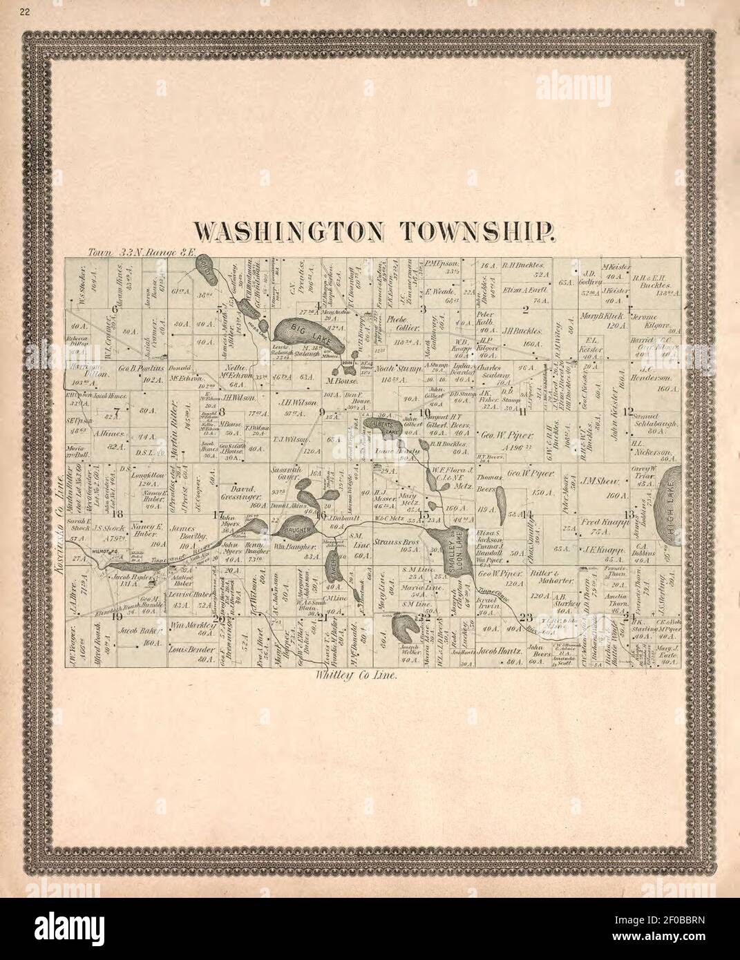 Plat book and statistical record of Noble County, Indiana - containing ...