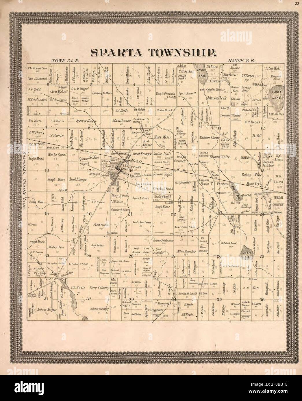 Plat book and statistical record of Noble County, Indiana - containing ...
