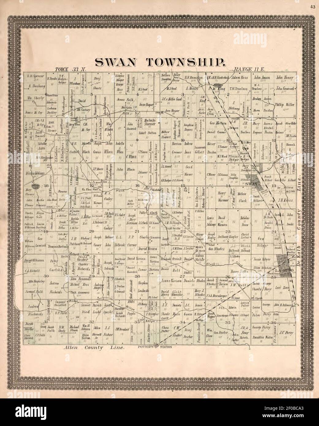 Plat book and statistical record of Noble County, Indiana - containing ...