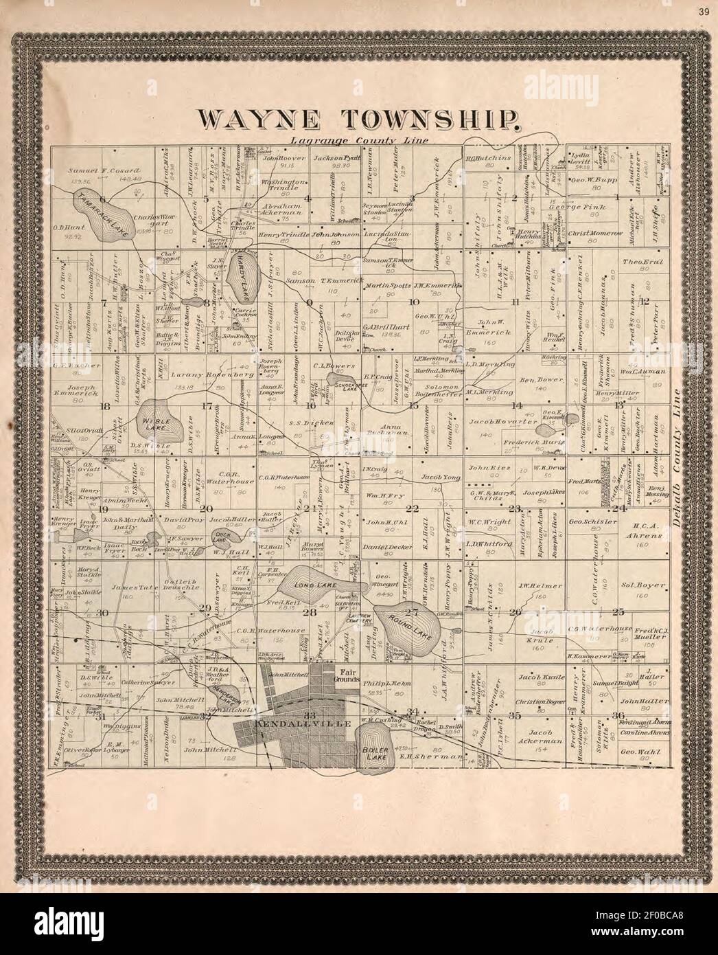 Plat book and statistical record of Noble County, Indiana - containing ...