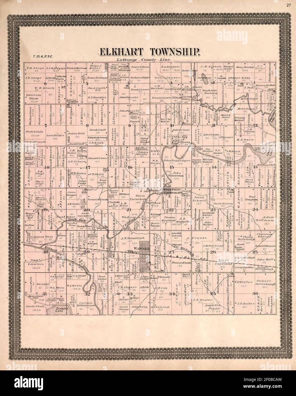 Plat book and statistical record of Noble County, Indiana - containing ...