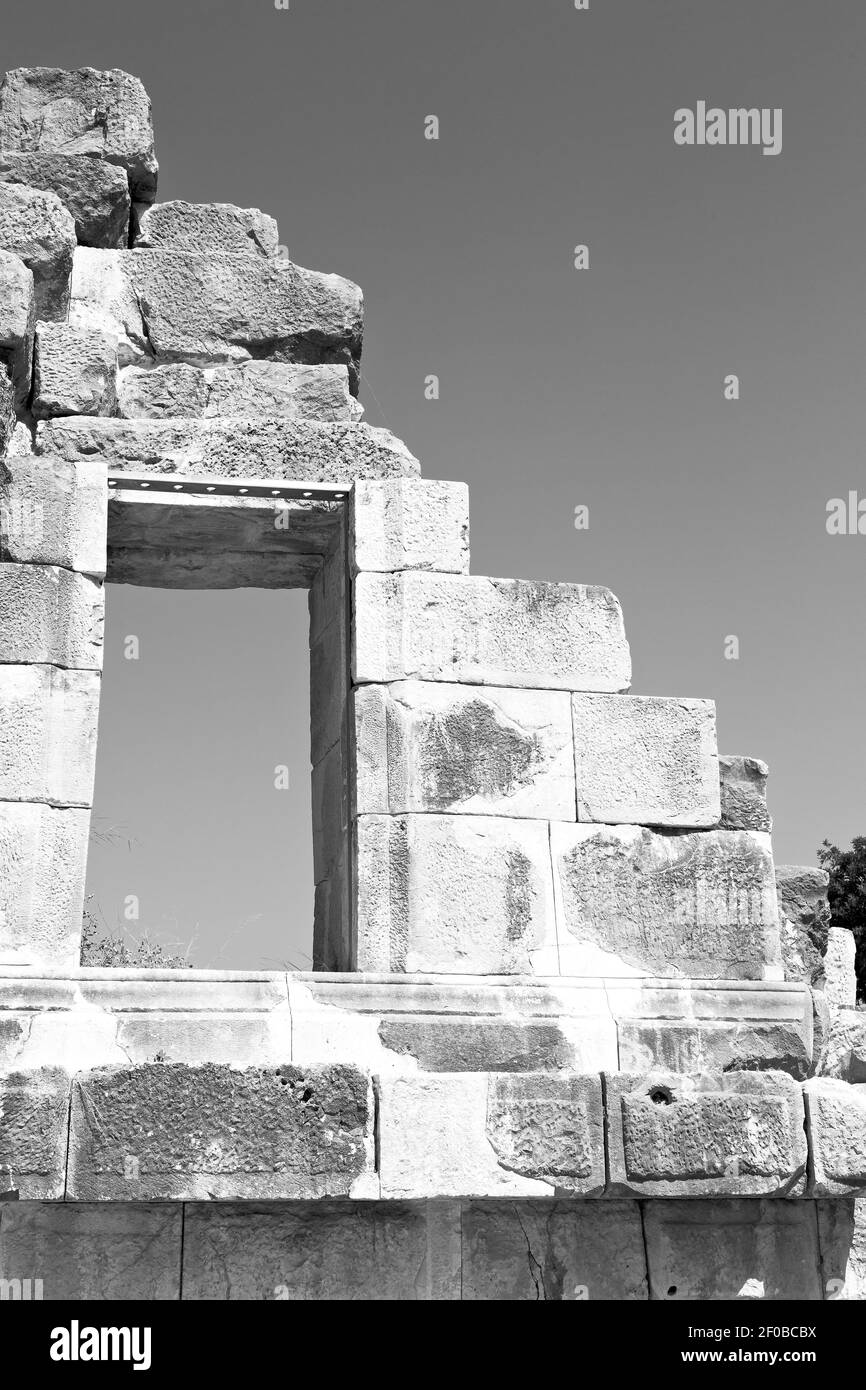 Demre building Black and White Stock Photos & Images - Alamy