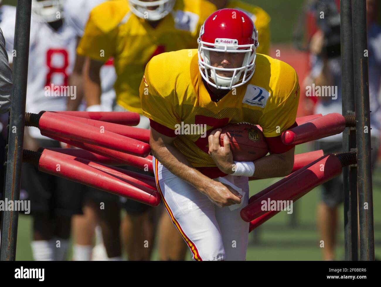Kansas City Chiefs quarterback Matt Cassel ran through a machine in ...