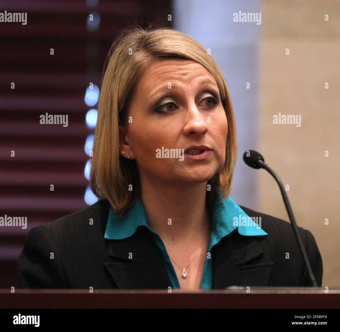 Alina Burroughs, a CSI investigator with Orange County Sheriff's Office ...