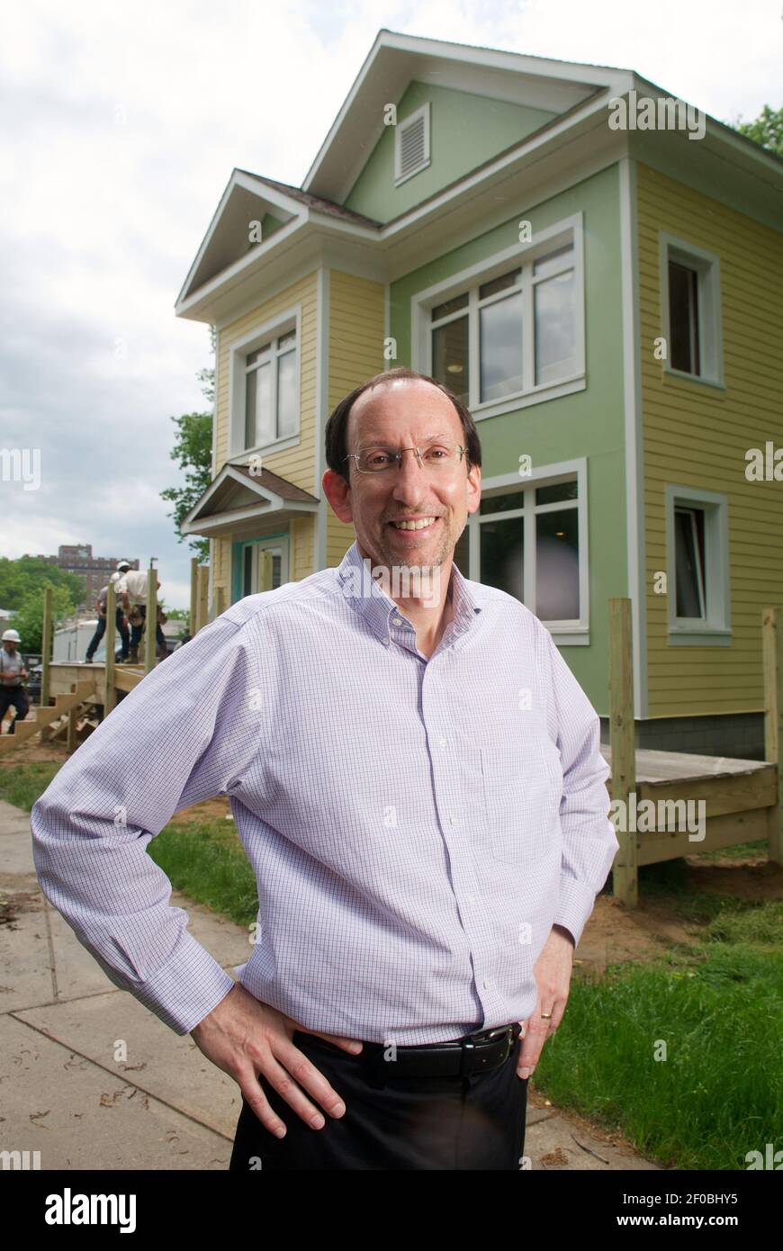 David Beach, director of the Green City Blue Lake Institute, stands at ...