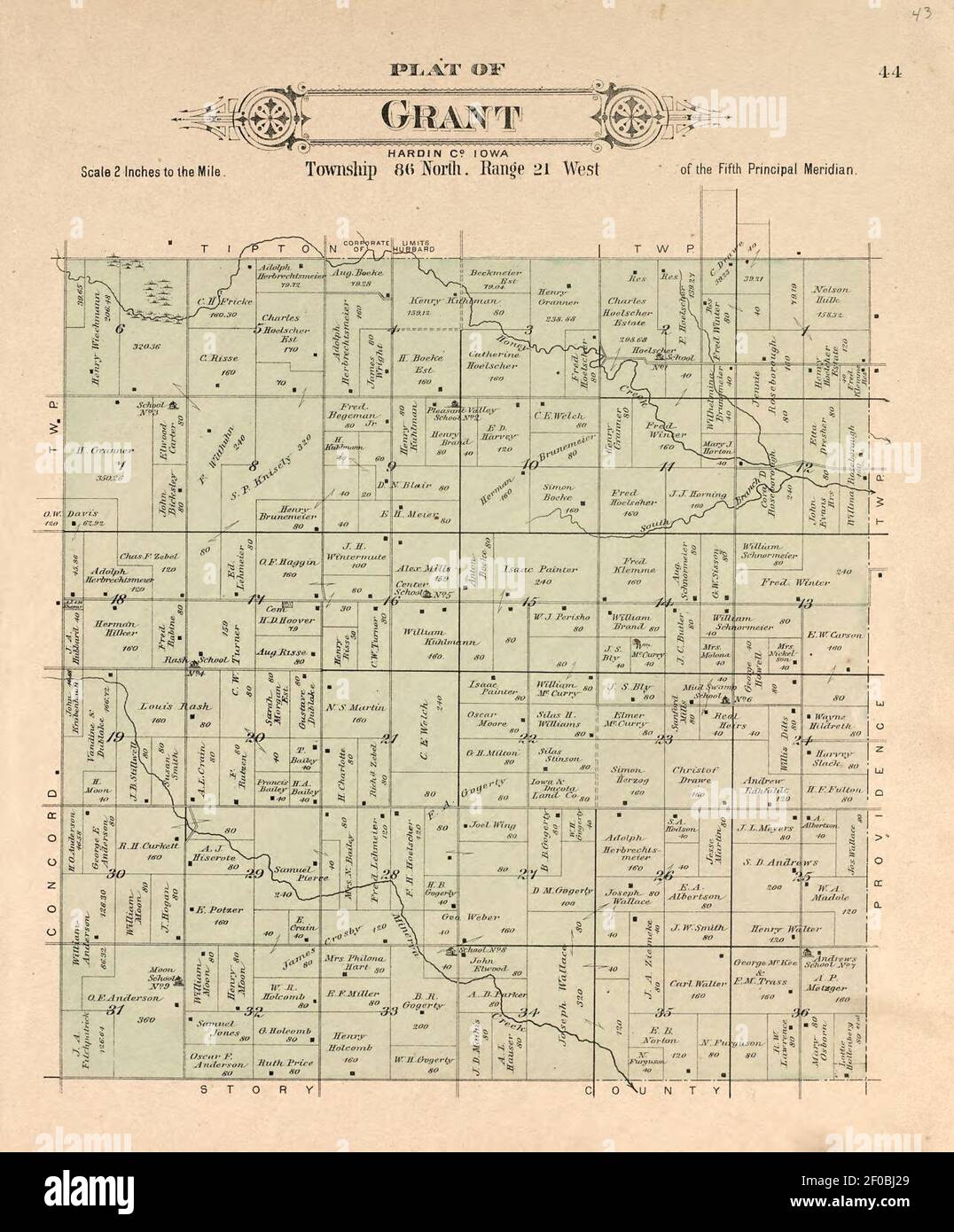 Plat book of Hardin County, Iowa - drawn from actual surveys & county ...