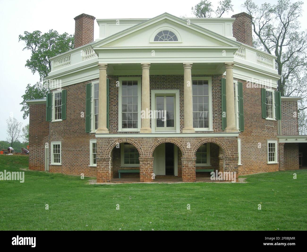 Thomas Jefferson's rebuilt Poplar Forest is an eight-sided country ...