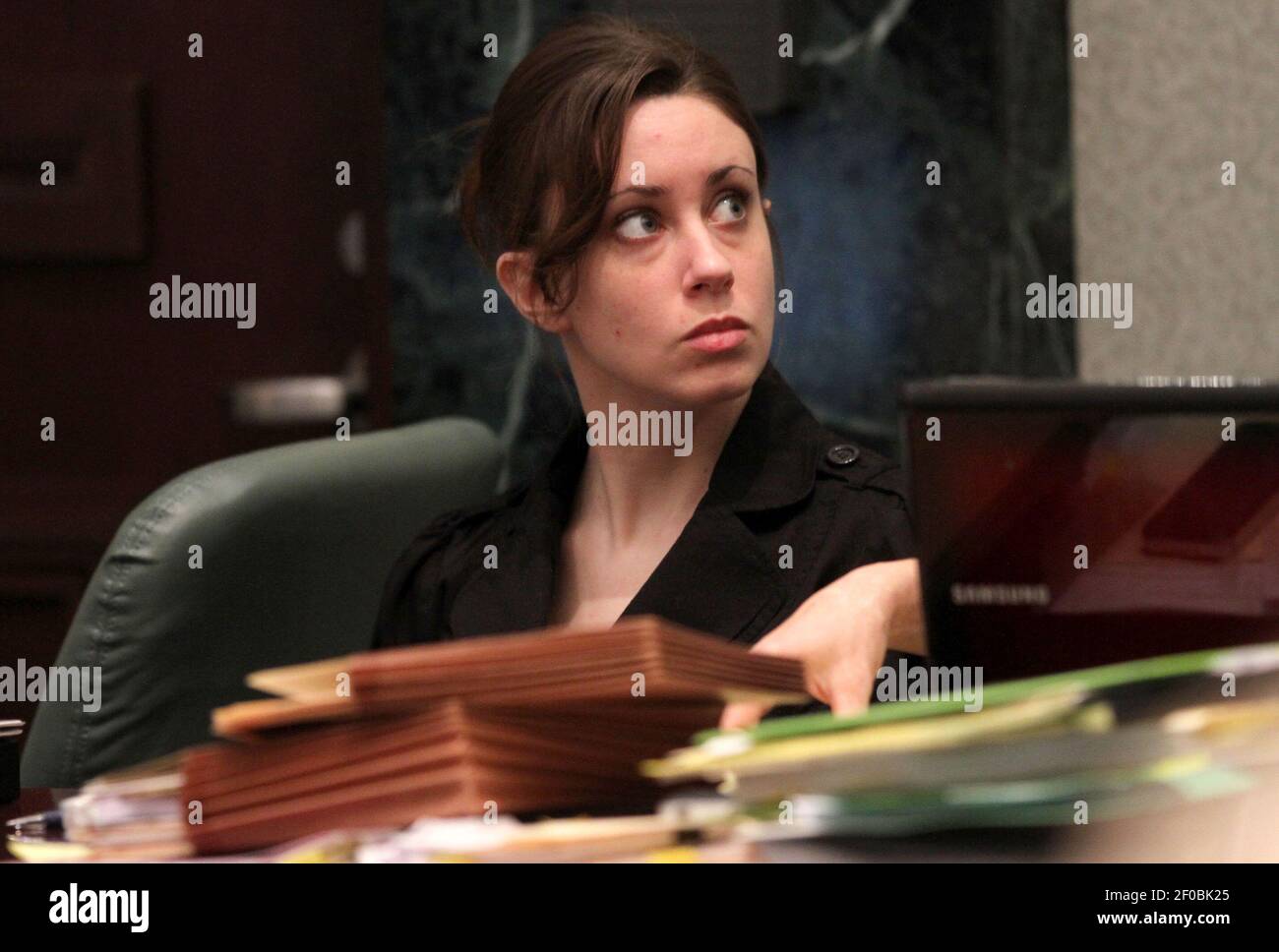 Casey Anthony in court at the start of the day at the Orange County ...