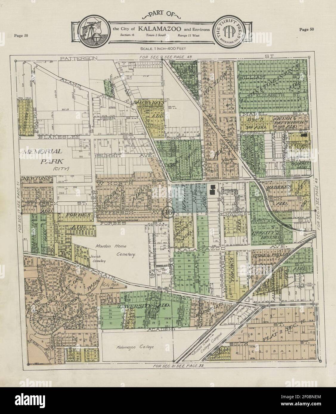 Plat book of Kalamazoo County, Michigan - compiled from surveys and the ...