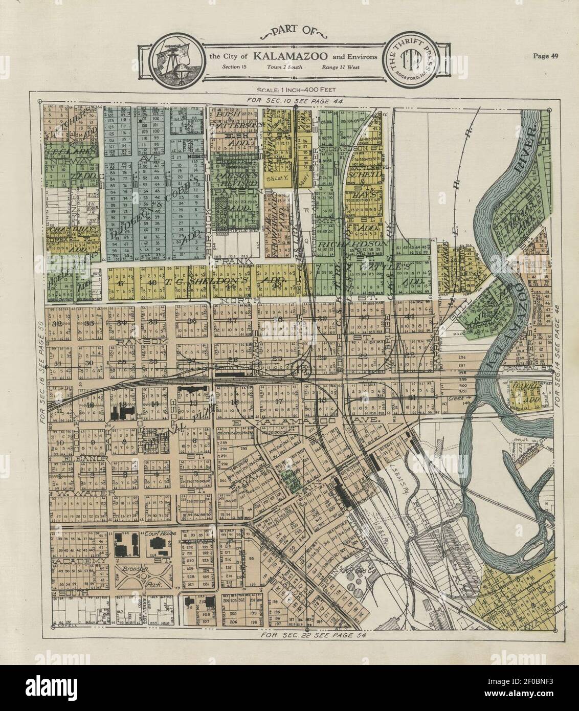 Plat book of Kalamazoo County, Michigan - compiled from surveys and the ...