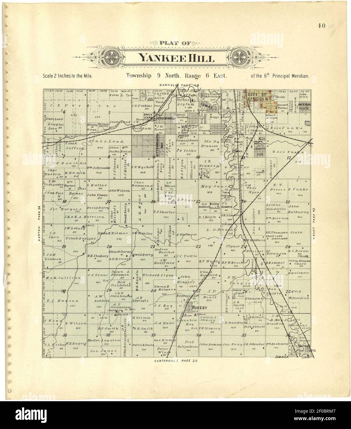 Plat book of Lancaster County, Nebraska - containing carefully prepared ...