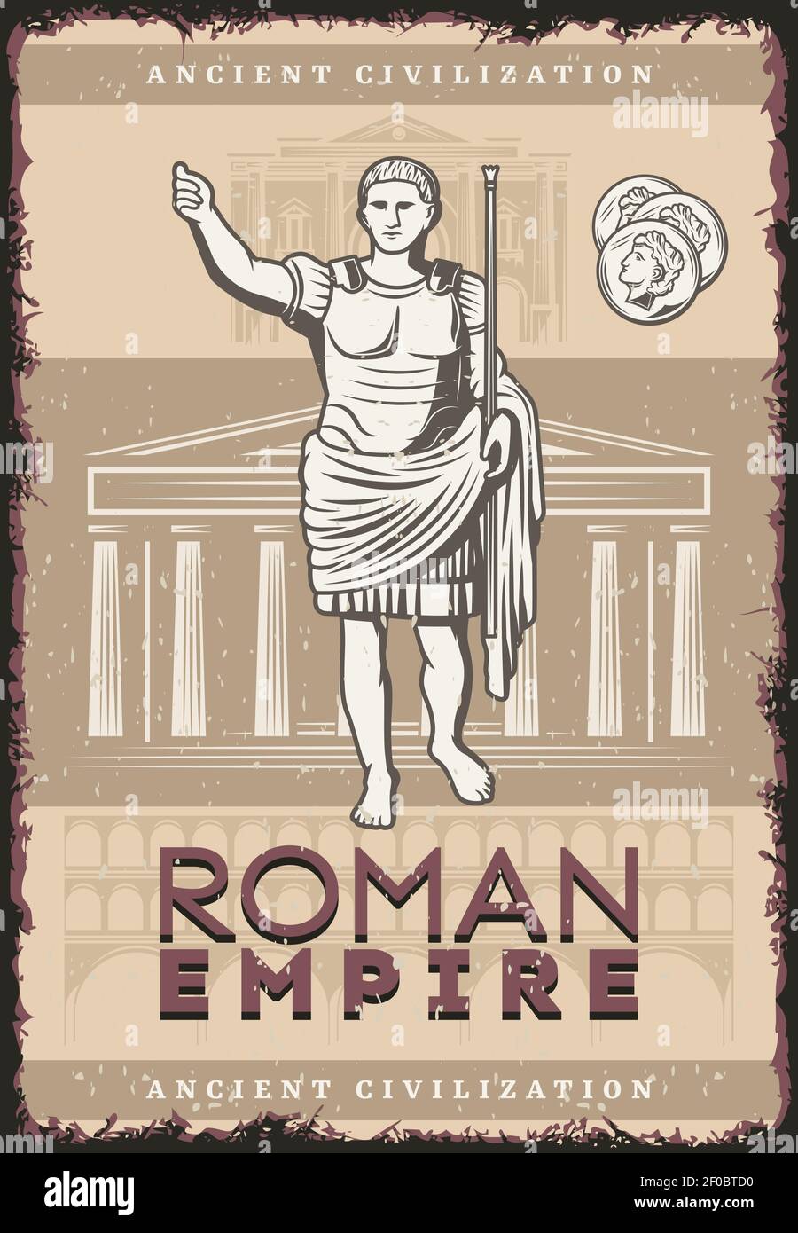 Julius Caesar Coin Drawing