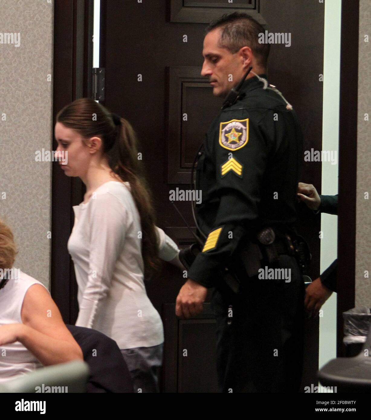 Casey Anthony arrives in court for the first day of her murder trial at ...