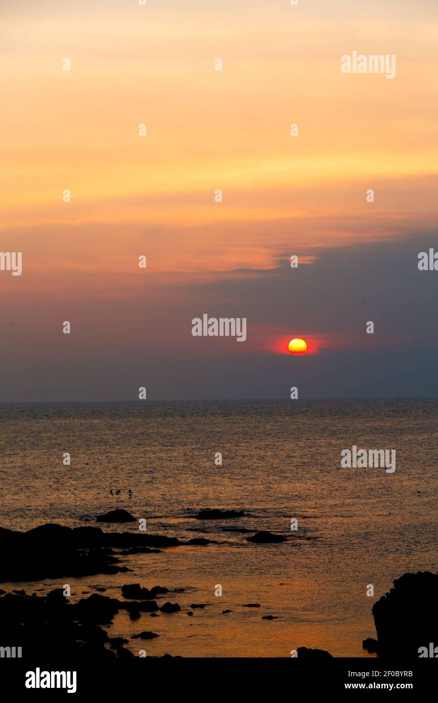 In oman sun falling down Stock Photo - Alamy