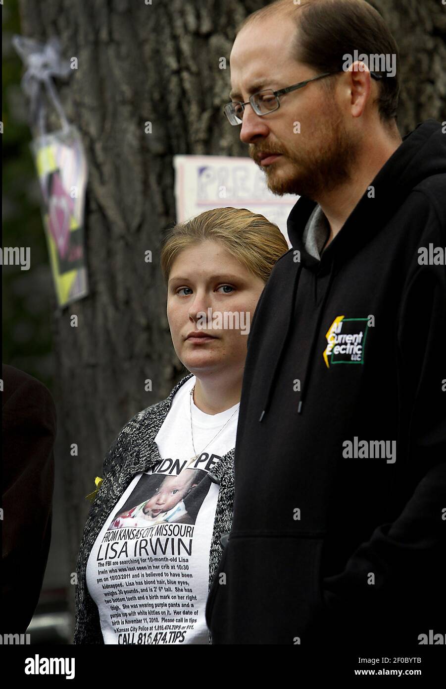Debbie Bradley and Jeremy Irwin, parents of missing infant Lisa Irwin ...