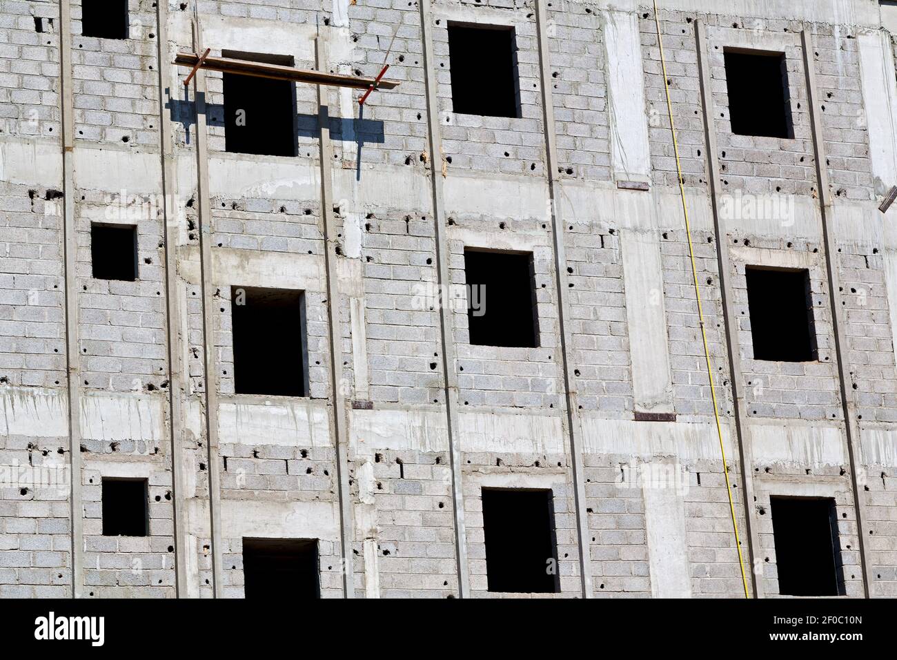 In oman new house brick building Stock Photo - Alamy