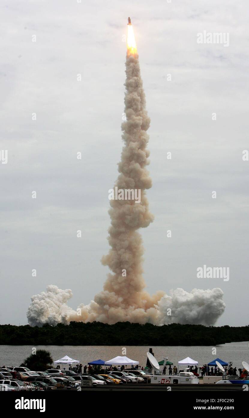 Space shuttle Atlantis lifts off from the Kennedy Space Center, Friday ...
