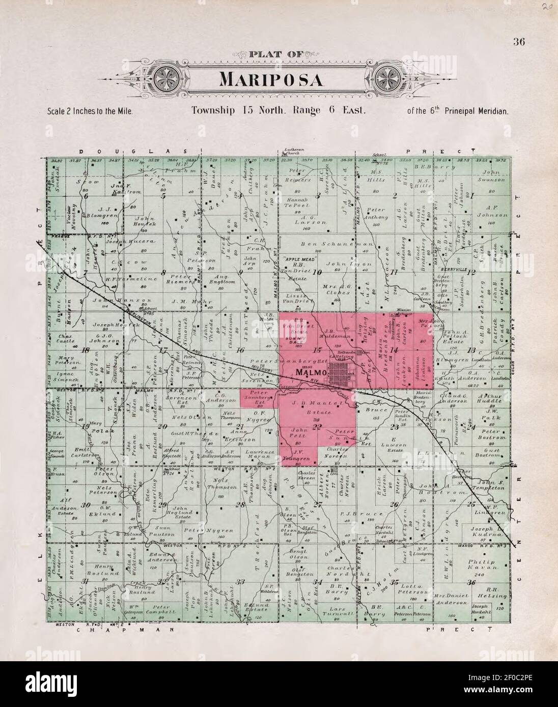 Plat book of Saunders County, Nebraska - containing carefully prepared ...