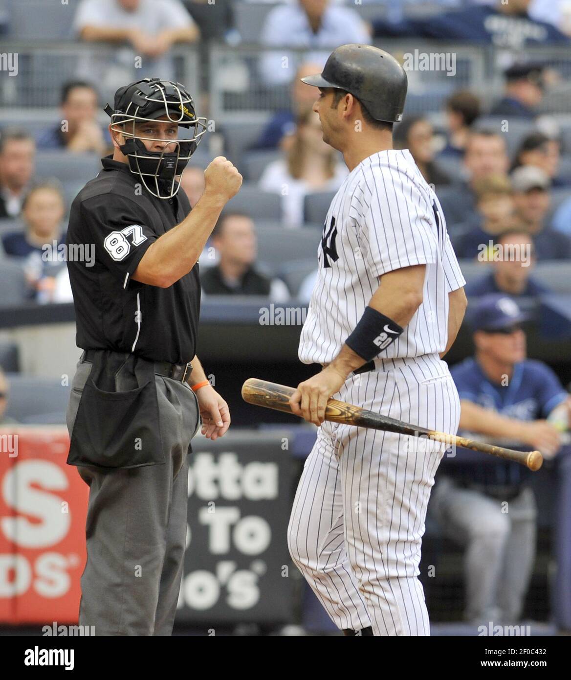 Baseball home plate umpire signals High Resolution Stock Photography ...