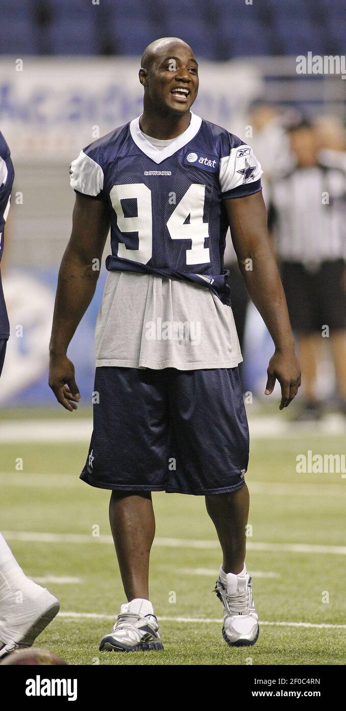 Dallas Cowboys linebacker DeMarcus Ware practices during training camp ...