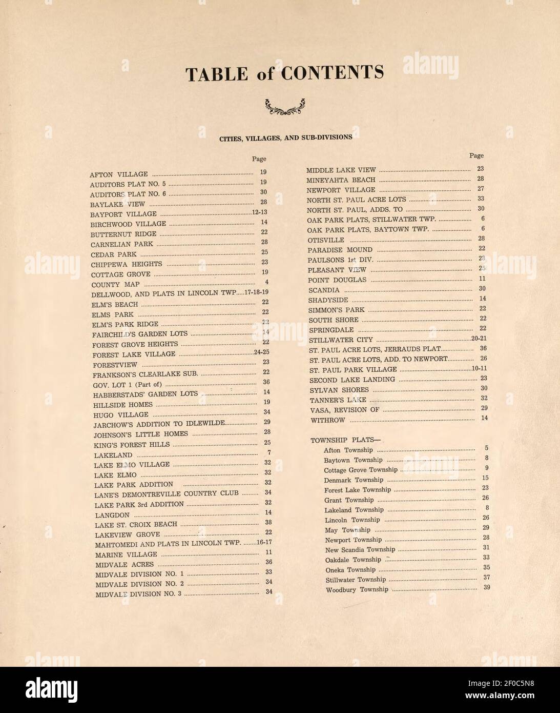 Plat book of Washington County, Minnesota - showing township plats ...