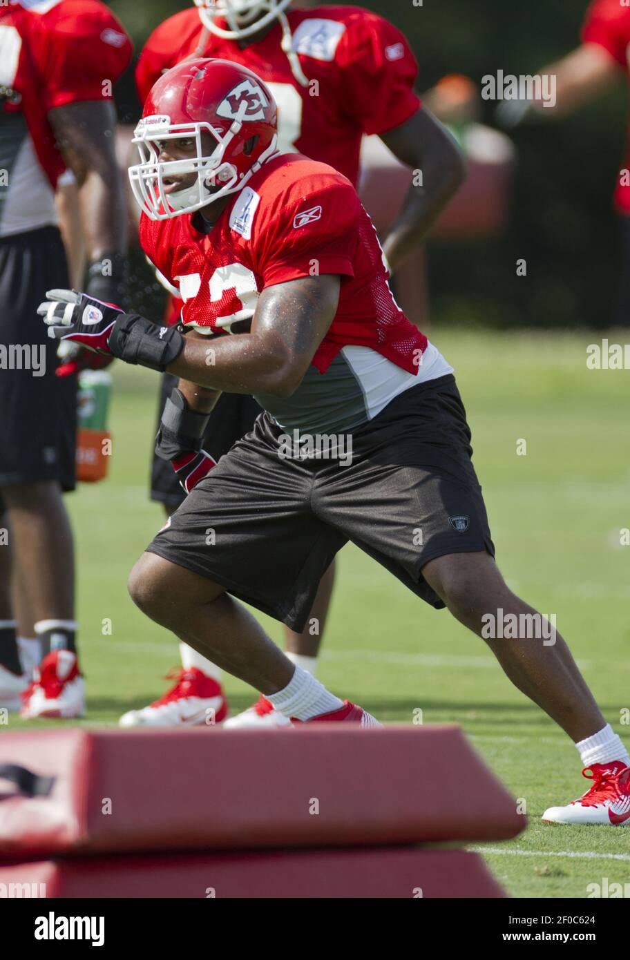 Kansas City Chiefs linebacker Brandon Siler (52) runs a drill during ...