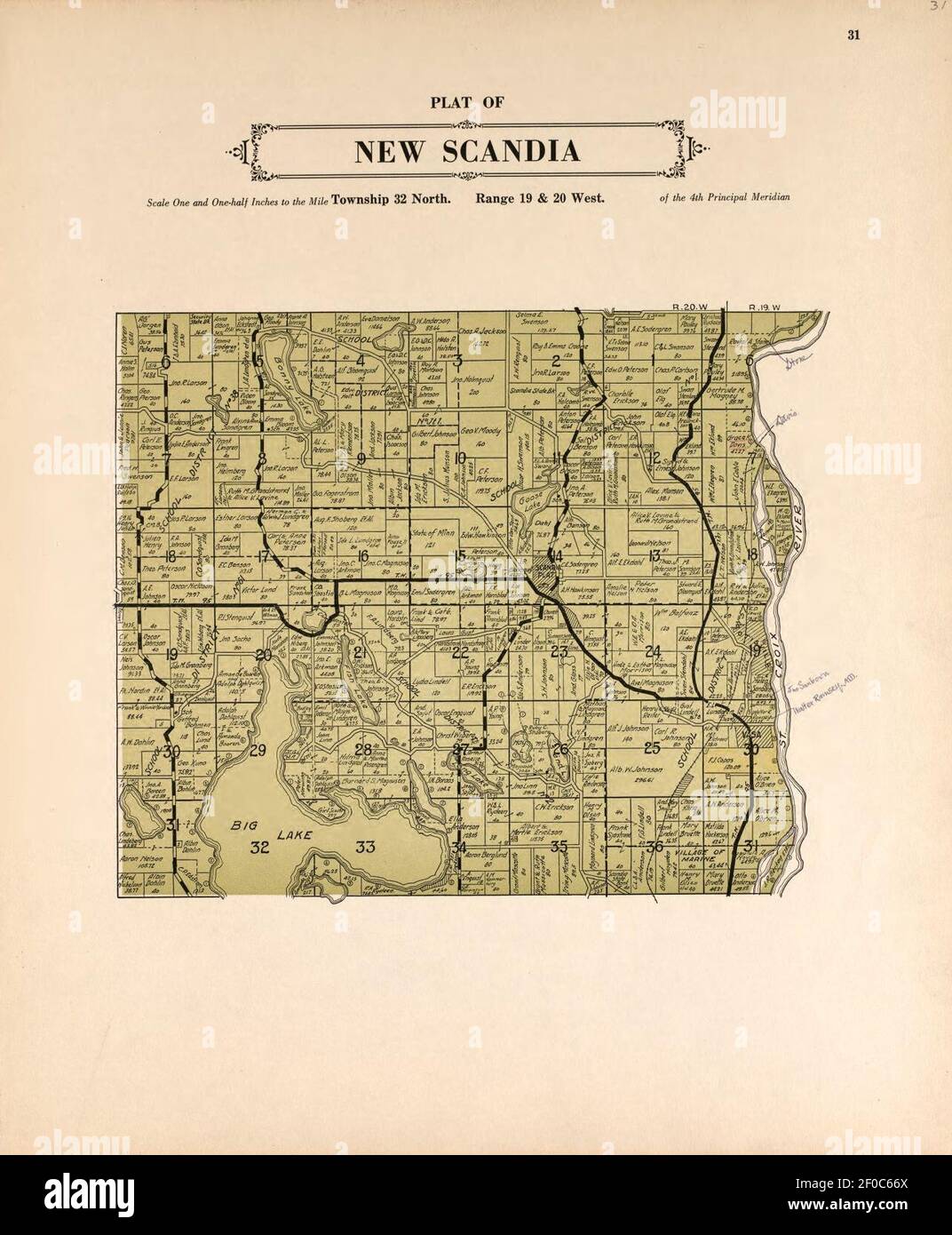 Plat book of Washington County, Minnesota - showing township plats ...