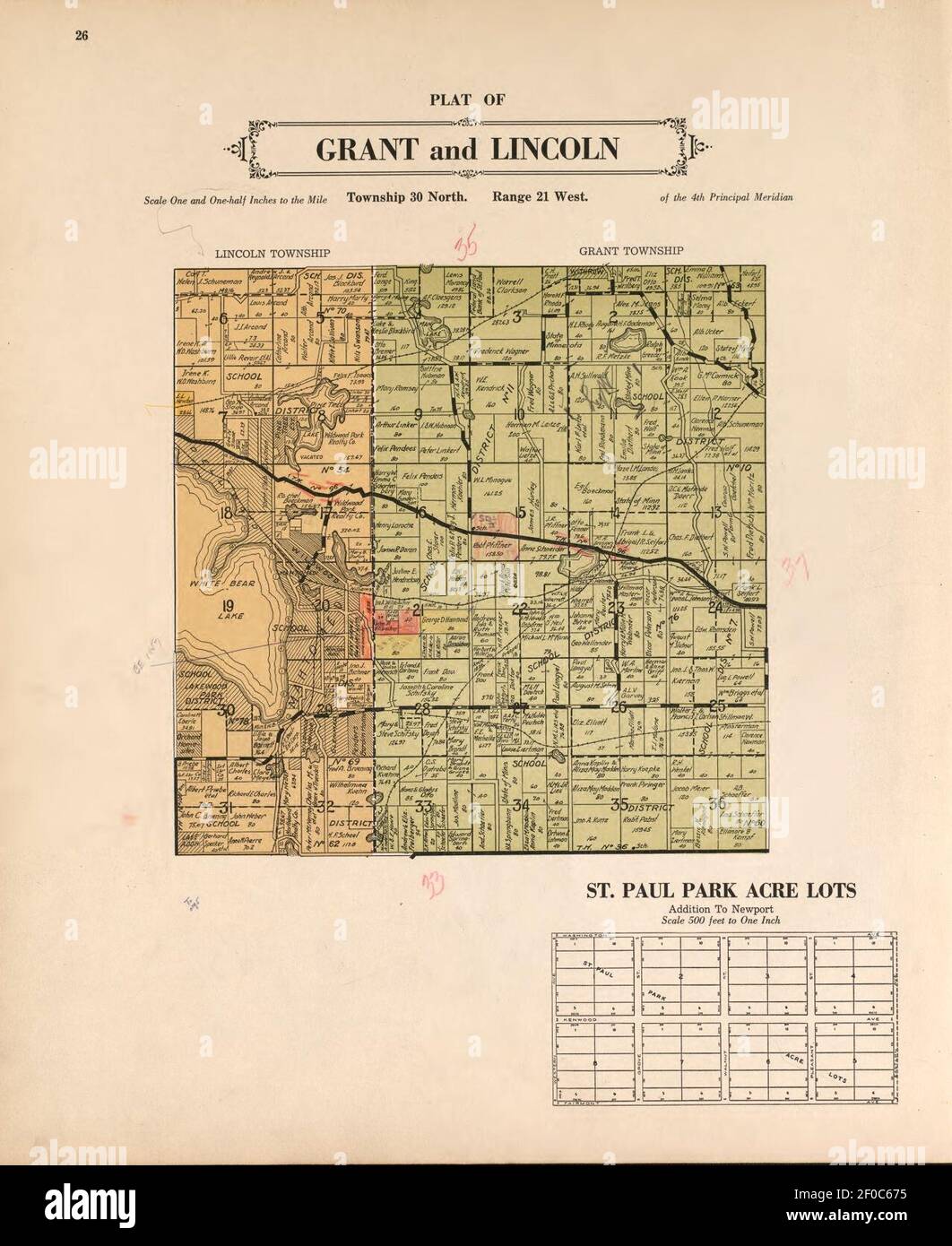 Plat book of Washington County, Minnesota - showing township plats ...