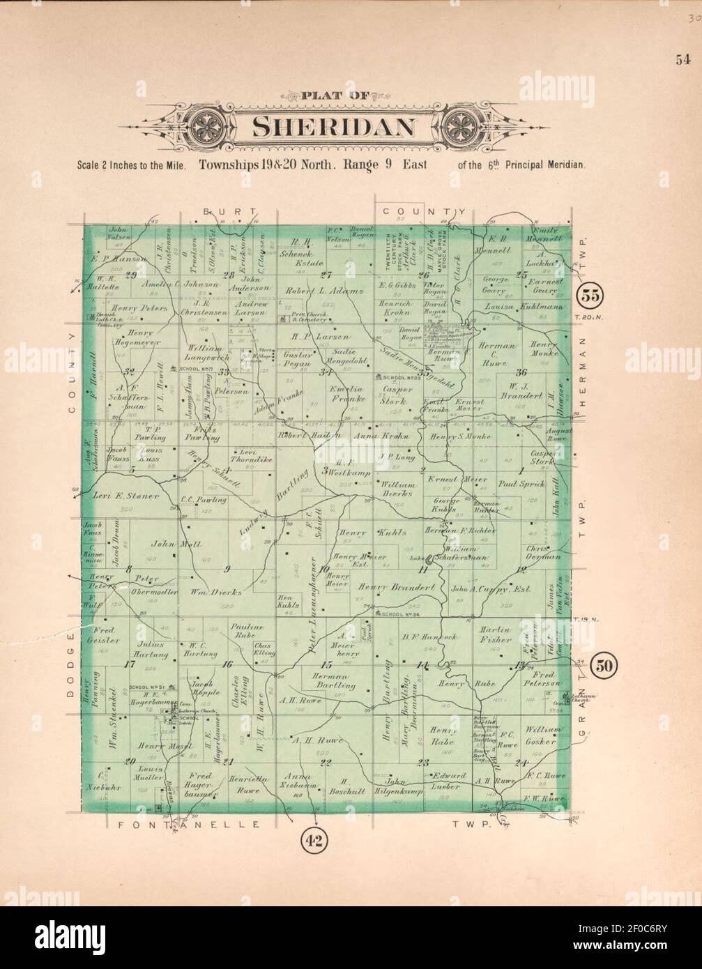 Plat book of Washington County, Nebraska - containing carefully ...