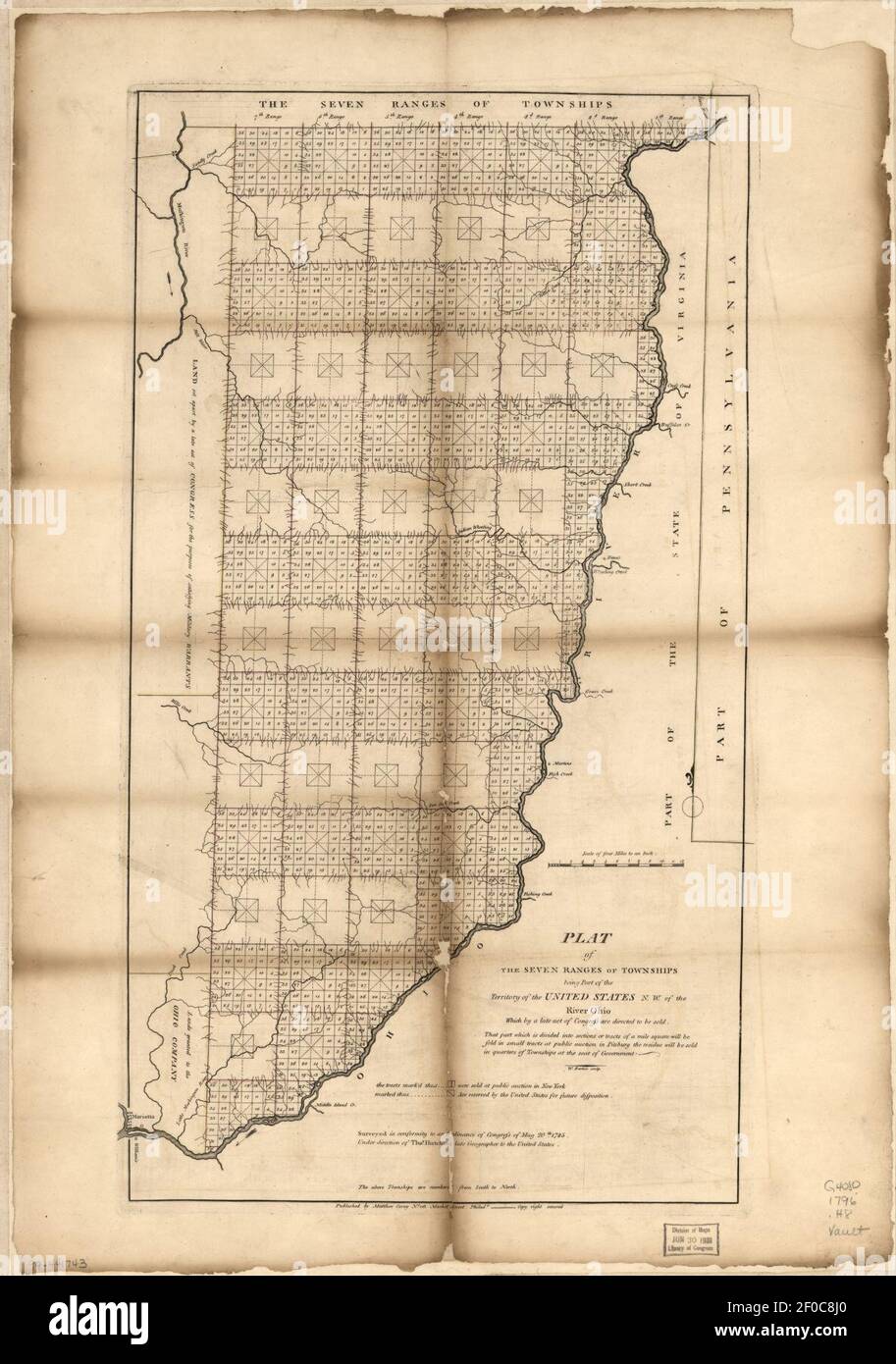 Plat of the seven ranges of townships being part of the territory of ...