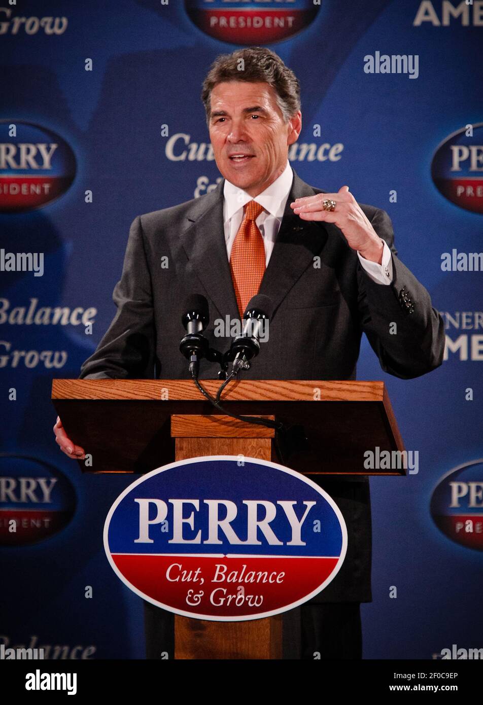 Republican presidential candidate Rick Perry was in Gray Court, South ...
